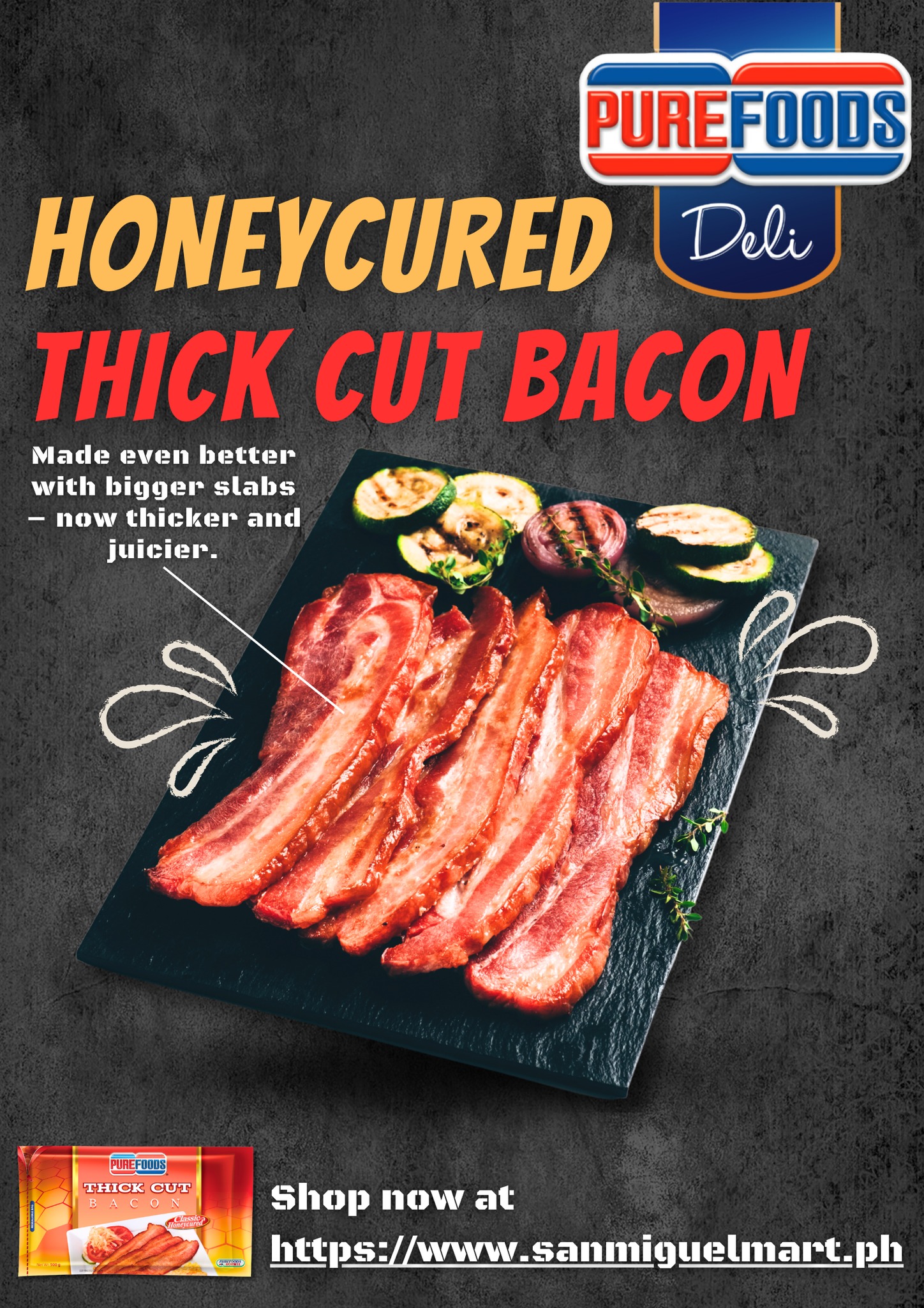 Purefoods Honeycured Thick Cut Bacon | Pinyacolada.net