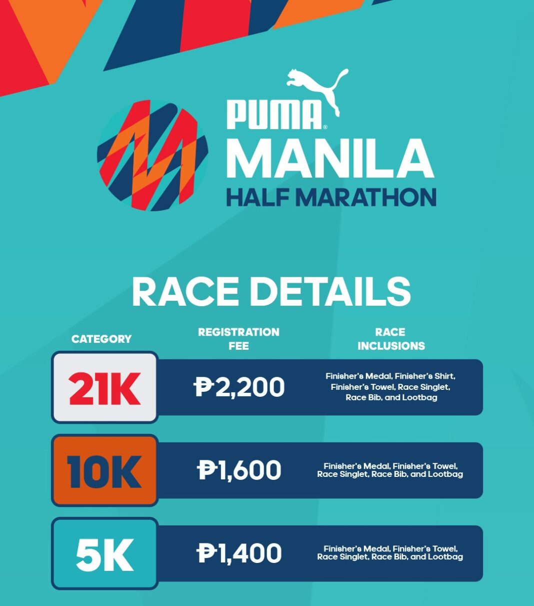 PUMA Manila Half Marathon 2025: Registration and Series Details (No ...