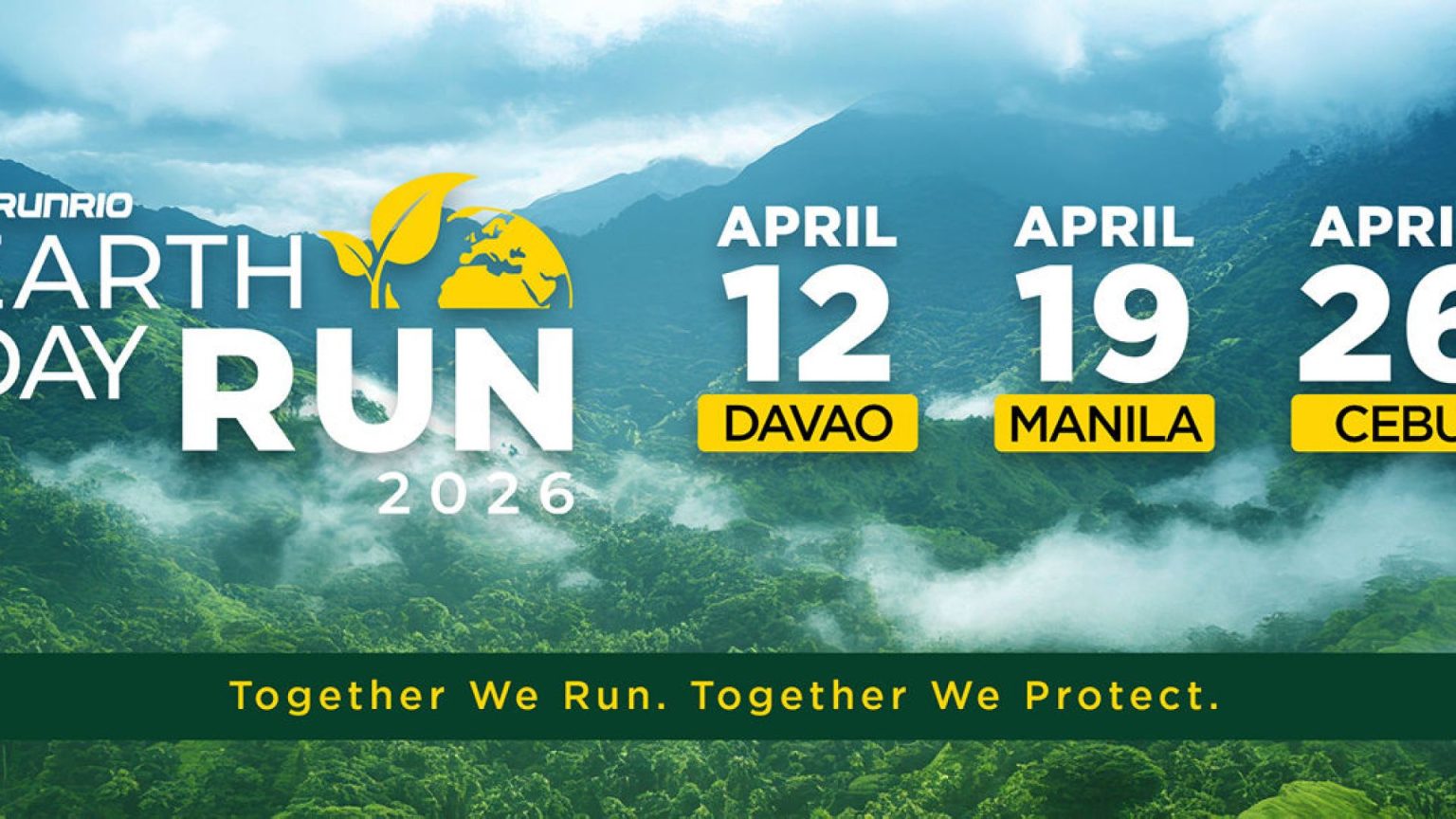 RUNRIO Earth Day Run 2026 (Davao, Manila, and Cebu): Registration ...